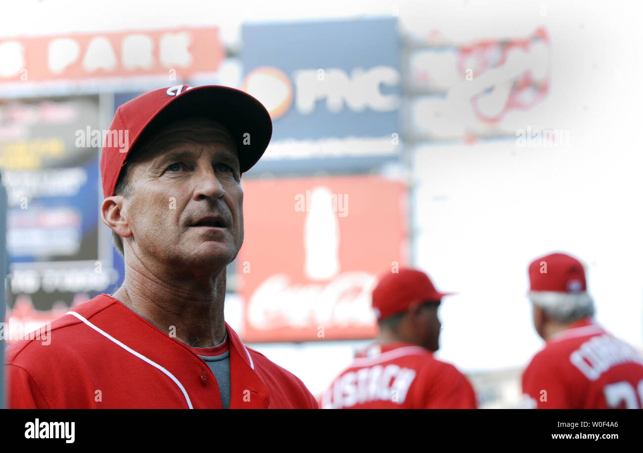Jim Riggleman, newly appointed Manager of the Washington Nationals ...