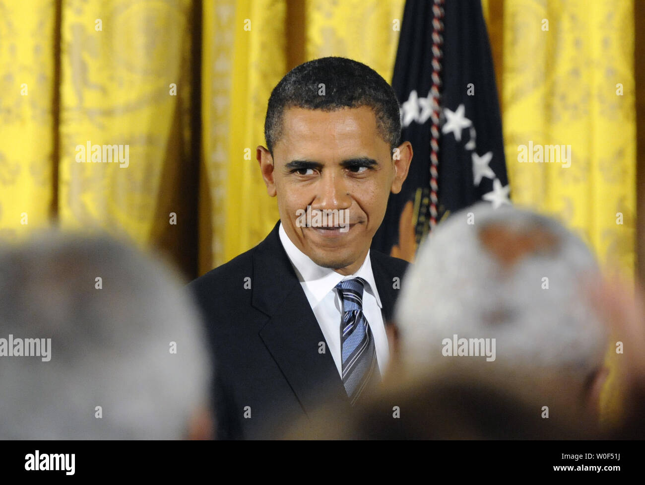 U.S. President Barack Obama departs after signing a proclamation ...
