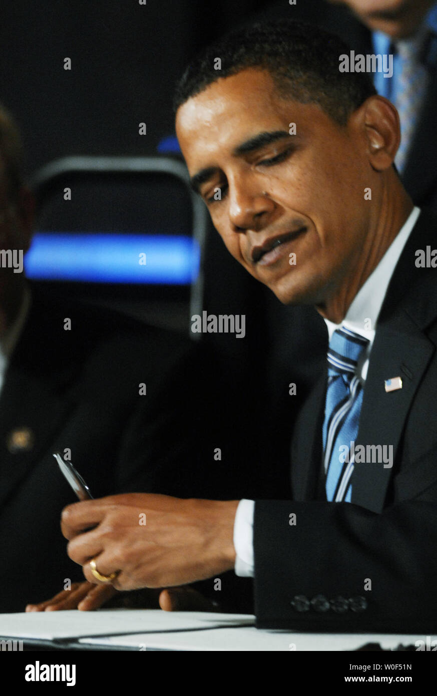 U.S. President Barack Obama signs a proclamation celebrating the 19th ...