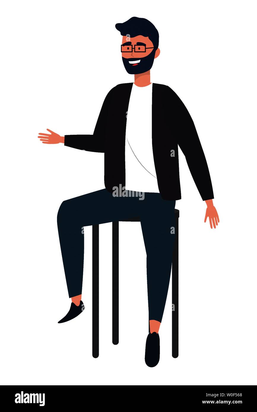 Avatar of a man design, Boy male person human and attractive theme ...