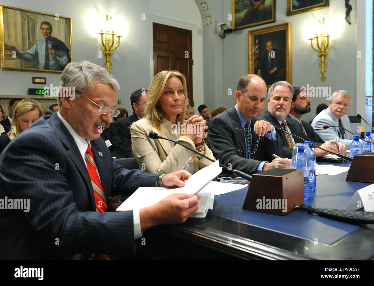 From left to right, Rowan Gould, acting Fish and Wildlife Service ...