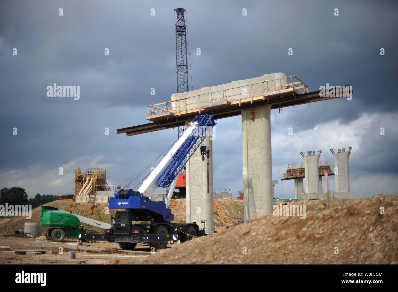 The MD Rt. 200, Intercounty Connector, construction site near ...