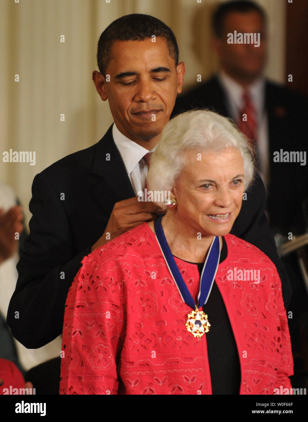 President Barack Obama presents the Presidential Medal of Freedom to ...
