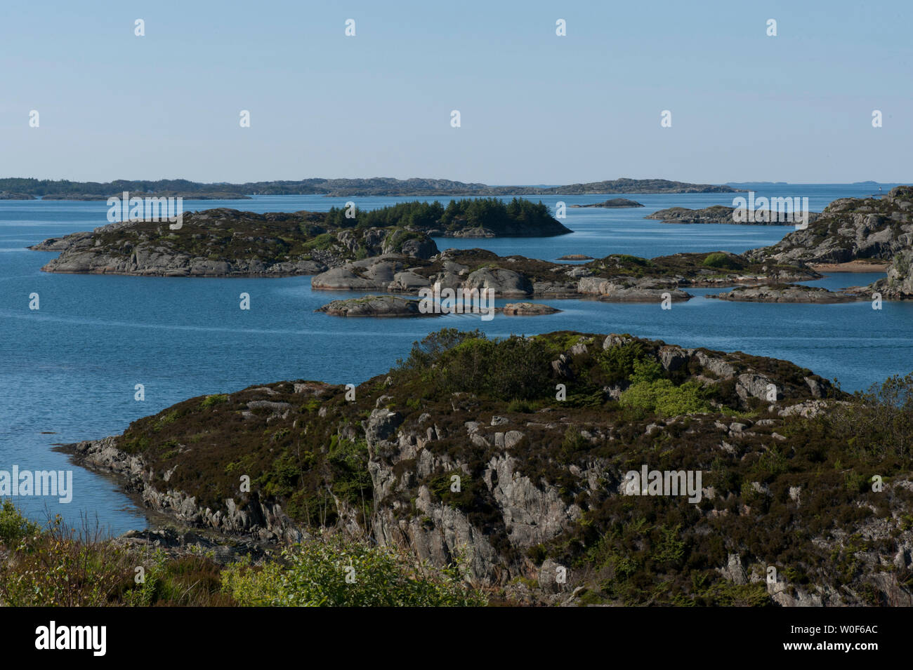 Fjord landscape with small islands hi-res stock photography and images ...