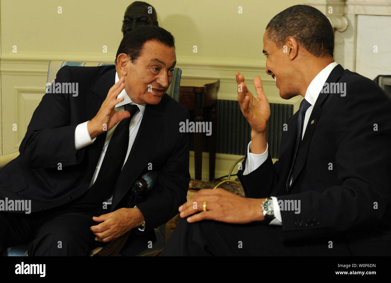 Diplomacy egypt president hosni mubarak hi-res stock photography and ...