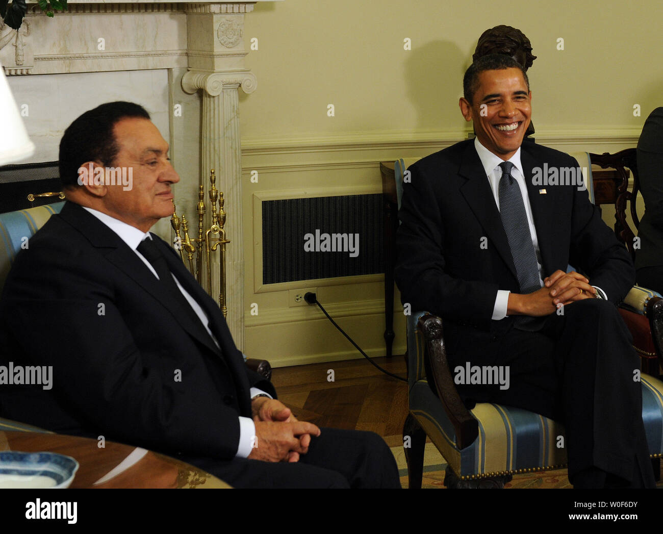 Diplomacy egypt president hosni mubarak hi-res stock photography and ...