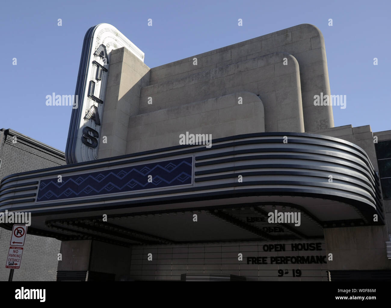The Atlas Theater is seen in the historic Atlas District on H Street in ...