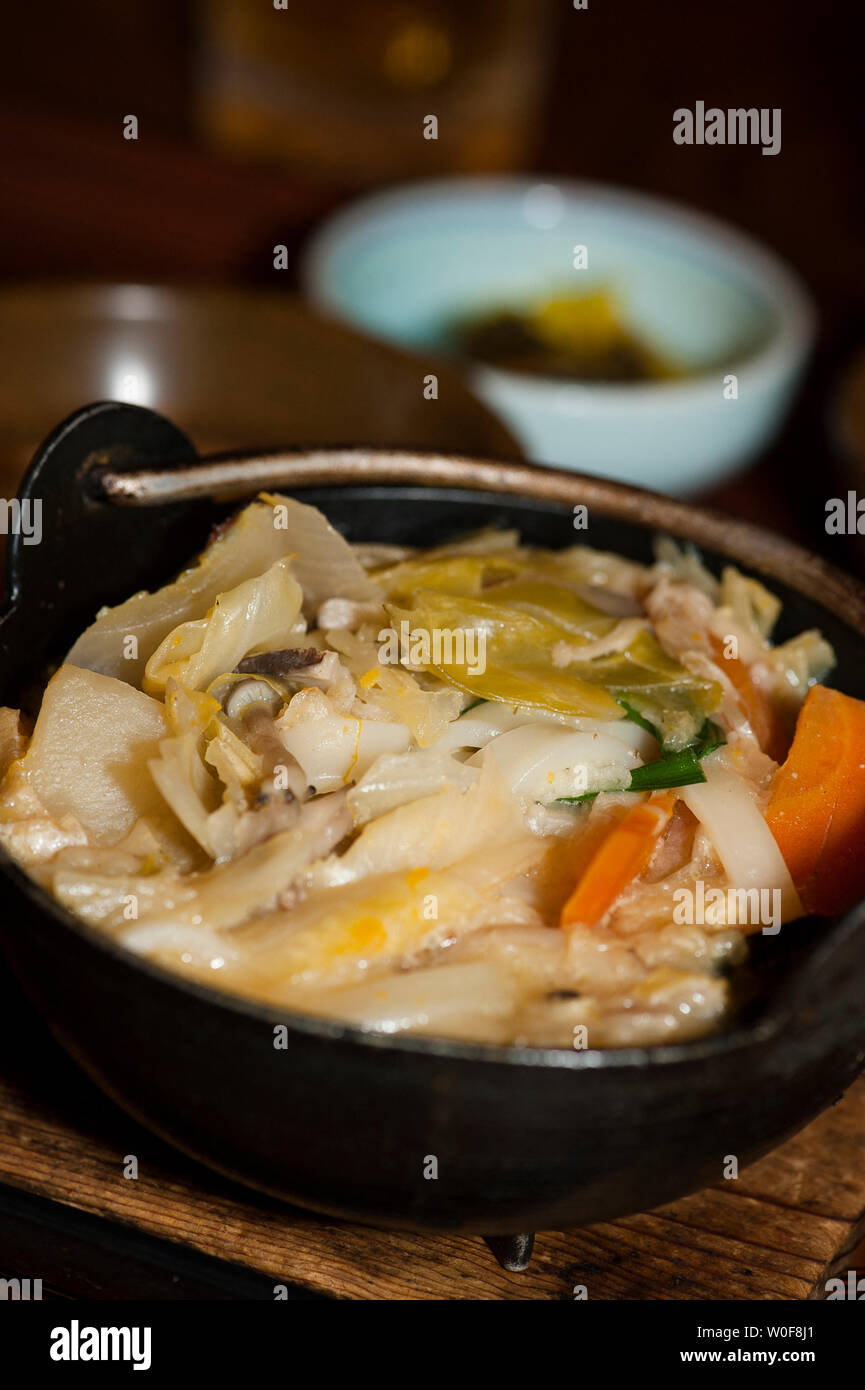 The stew is a japanese basic in cooking, Kawaguchiko, Japan Stock Photo ...