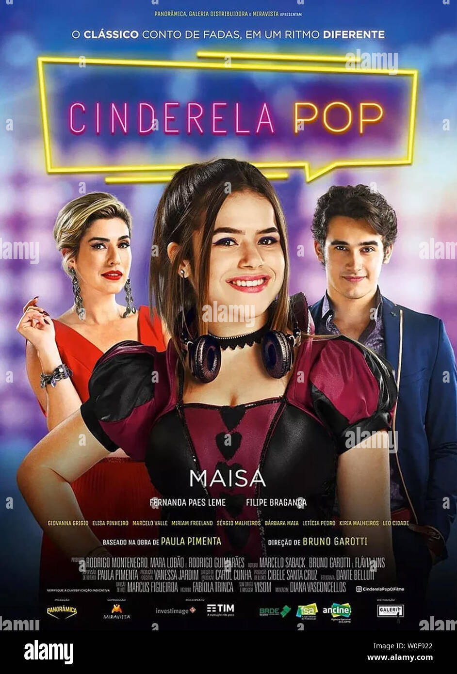 DJ CINDERELLA, (aka CINDERELA POP), Brazilian poster, from left ...