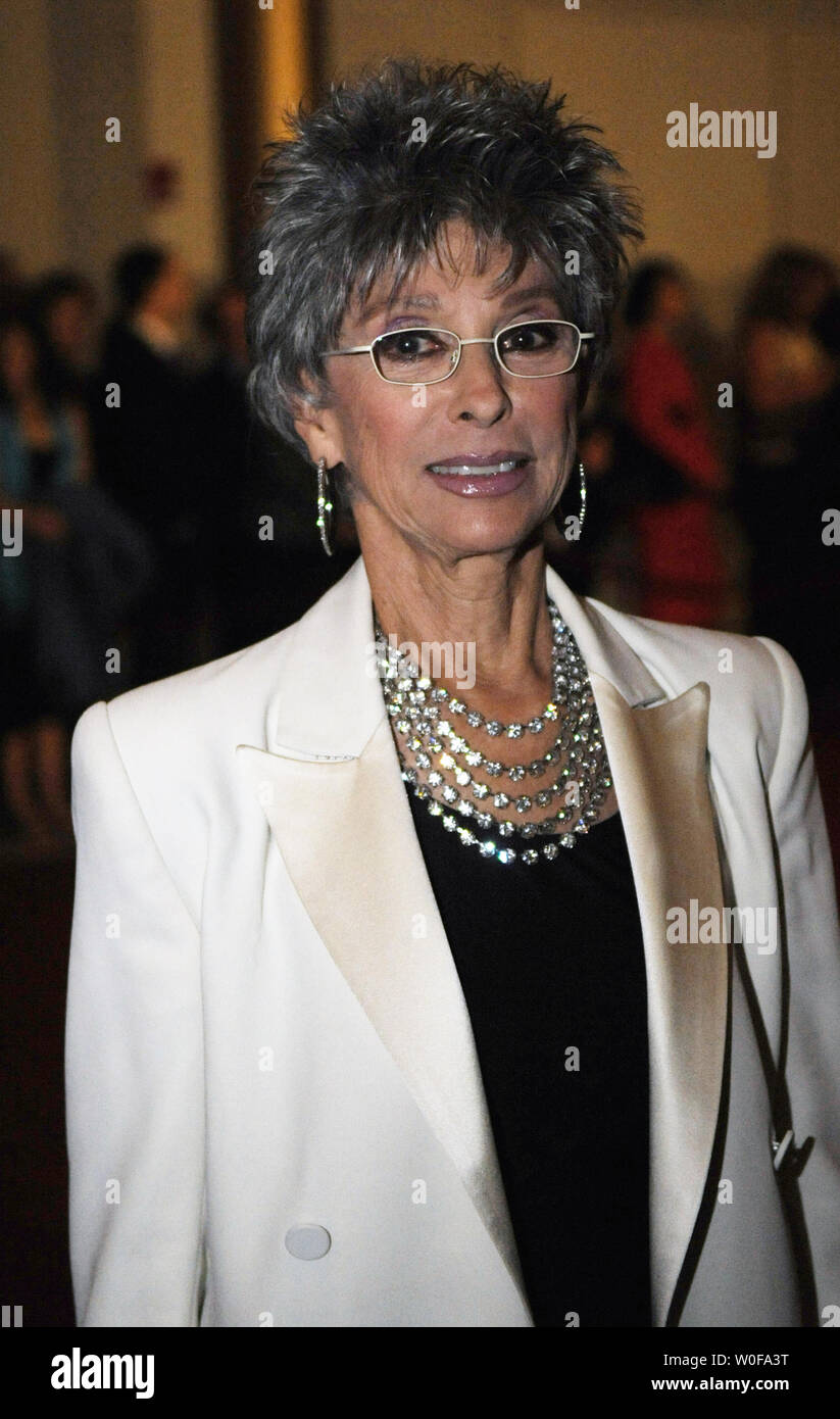 Rita Moreno arrives at the Kennedy Center for the 12 Annual Mark Twain ...