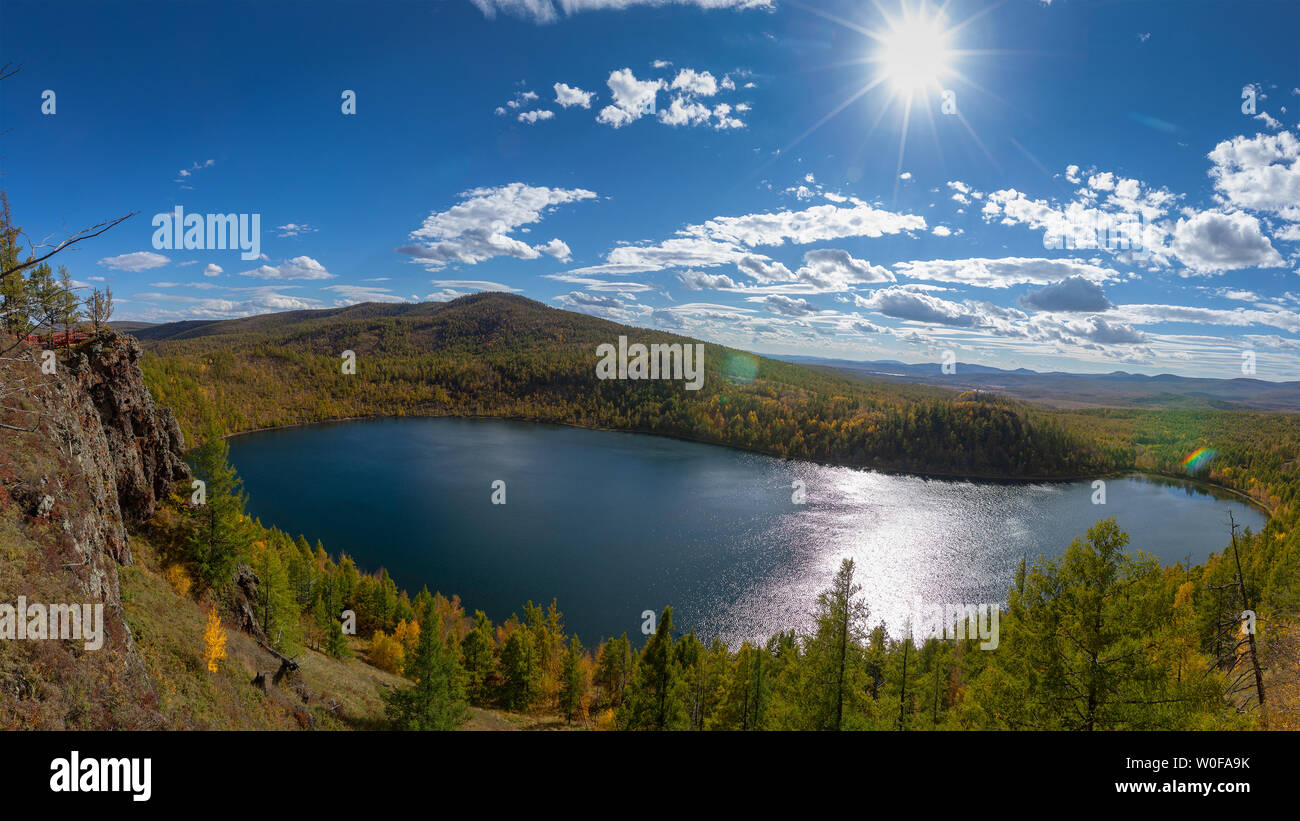 Fall 2018 view of Mount Alshan Stock Photo - Alamy