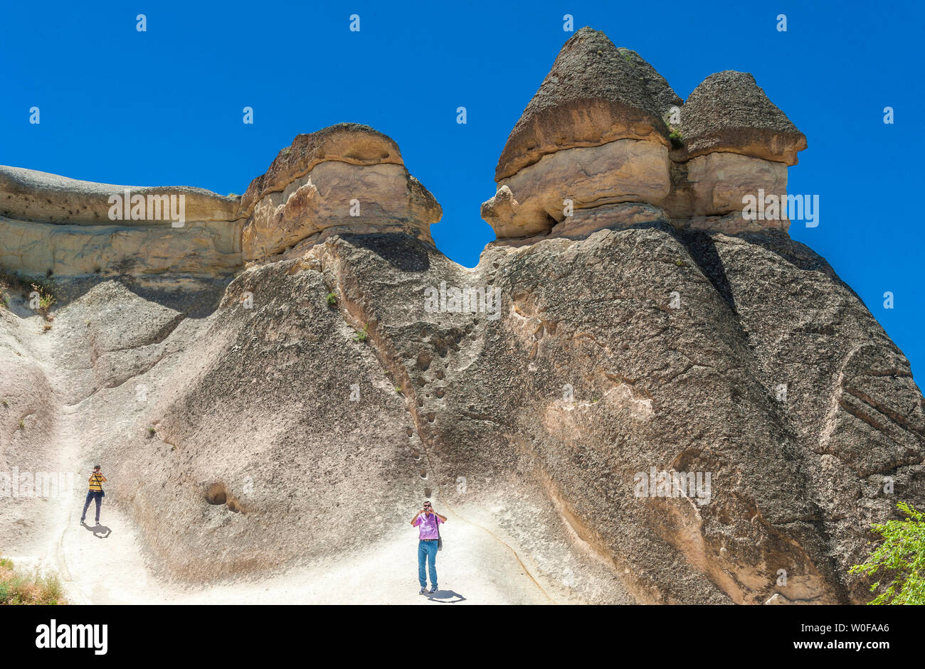 Turkey, Goreme National park and the rock sites of Cappadocia, hoodoos ...