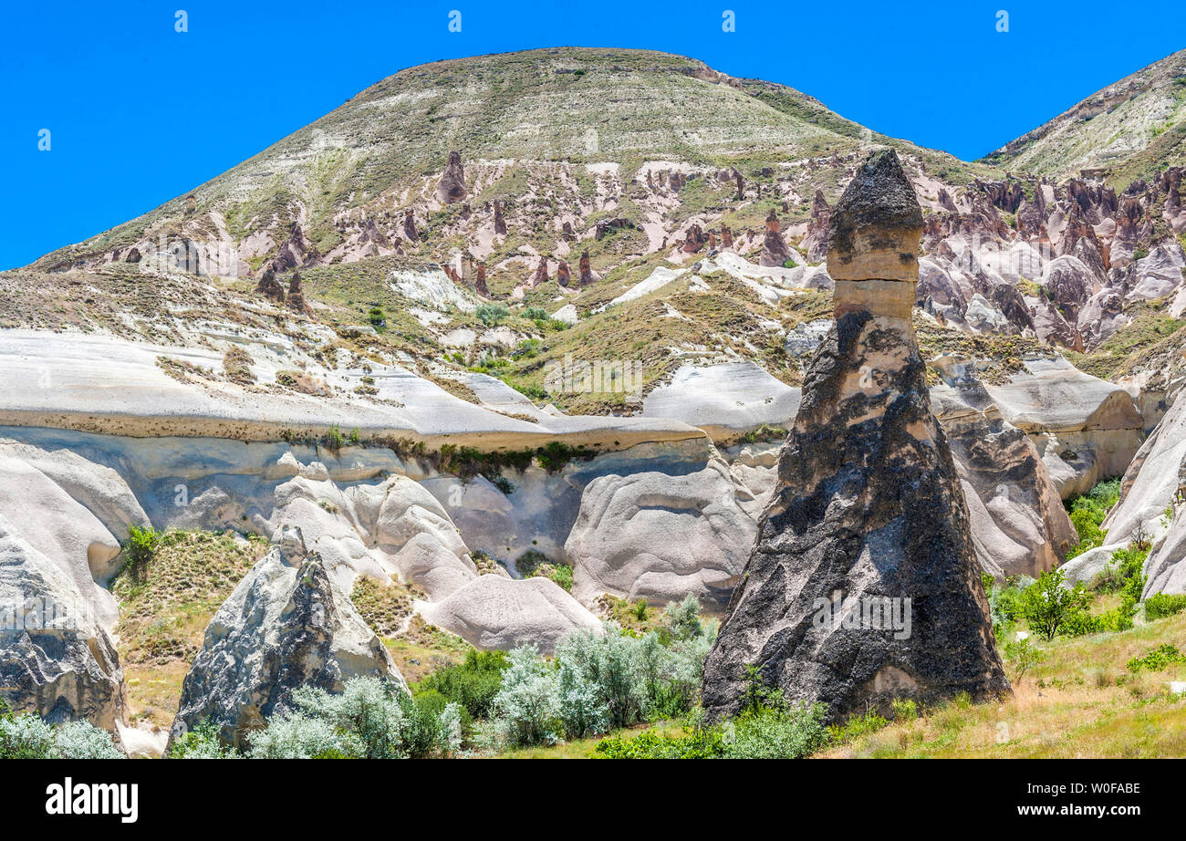 Turkey, Goreme National park and the rock sites of Cappadocia, hoodoos ...