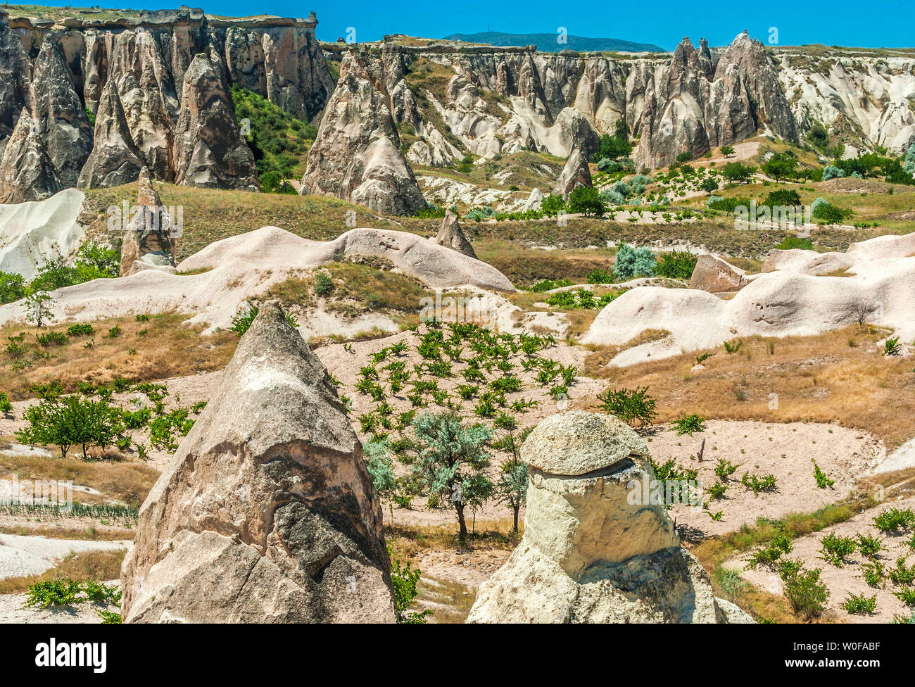 Turkey, Goreme National park and the rock sites of Cappadocia, hoodoos ...