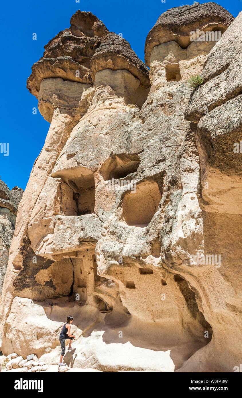 Turkey, Goreme National park and the rock sites of Cappadocia ...