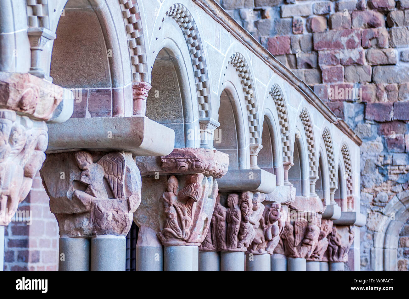 Spain, Pyrenees, Autonomous community of Aragon, old monastery of San ...