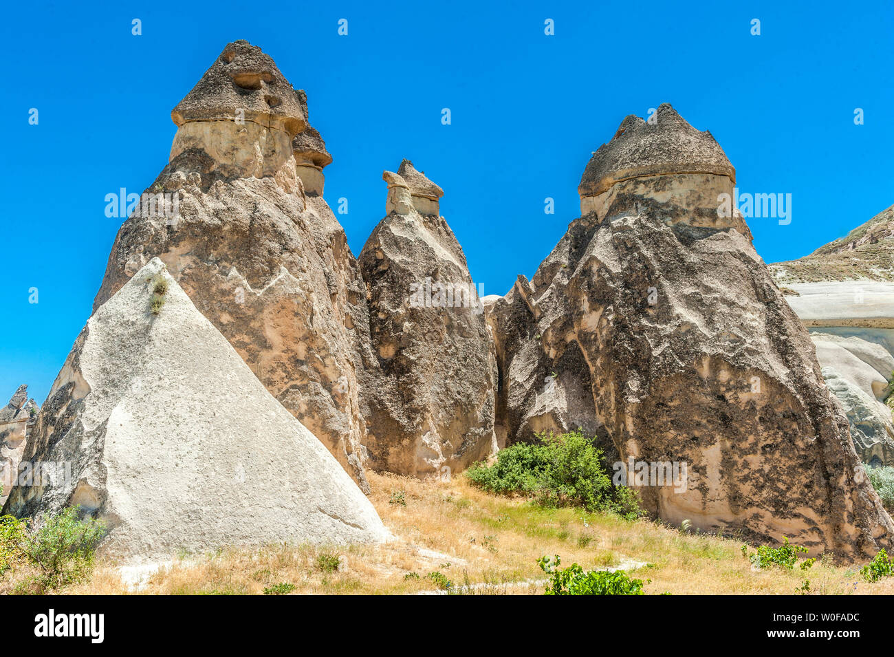 Turkey, Goreme National park and the rock sites of Cappadocia, hoodoos ...