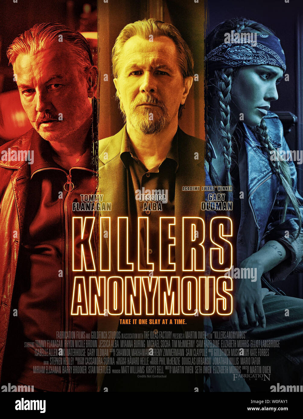 KILLERS ANONYMOUS, poster, from left: Tommy Flanagan, Gary Oldman ...