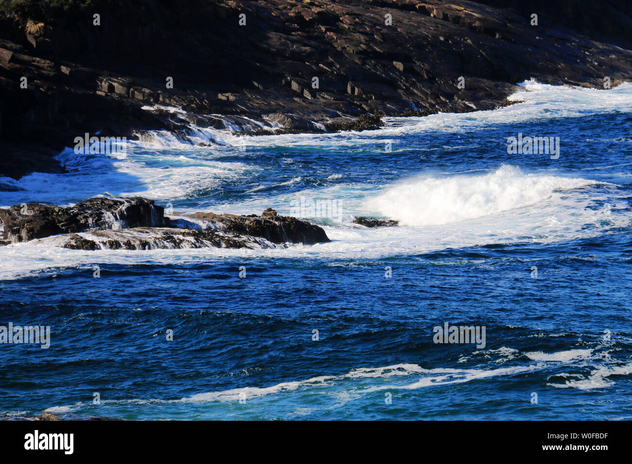The choppy waves Stock Photo - Alamy