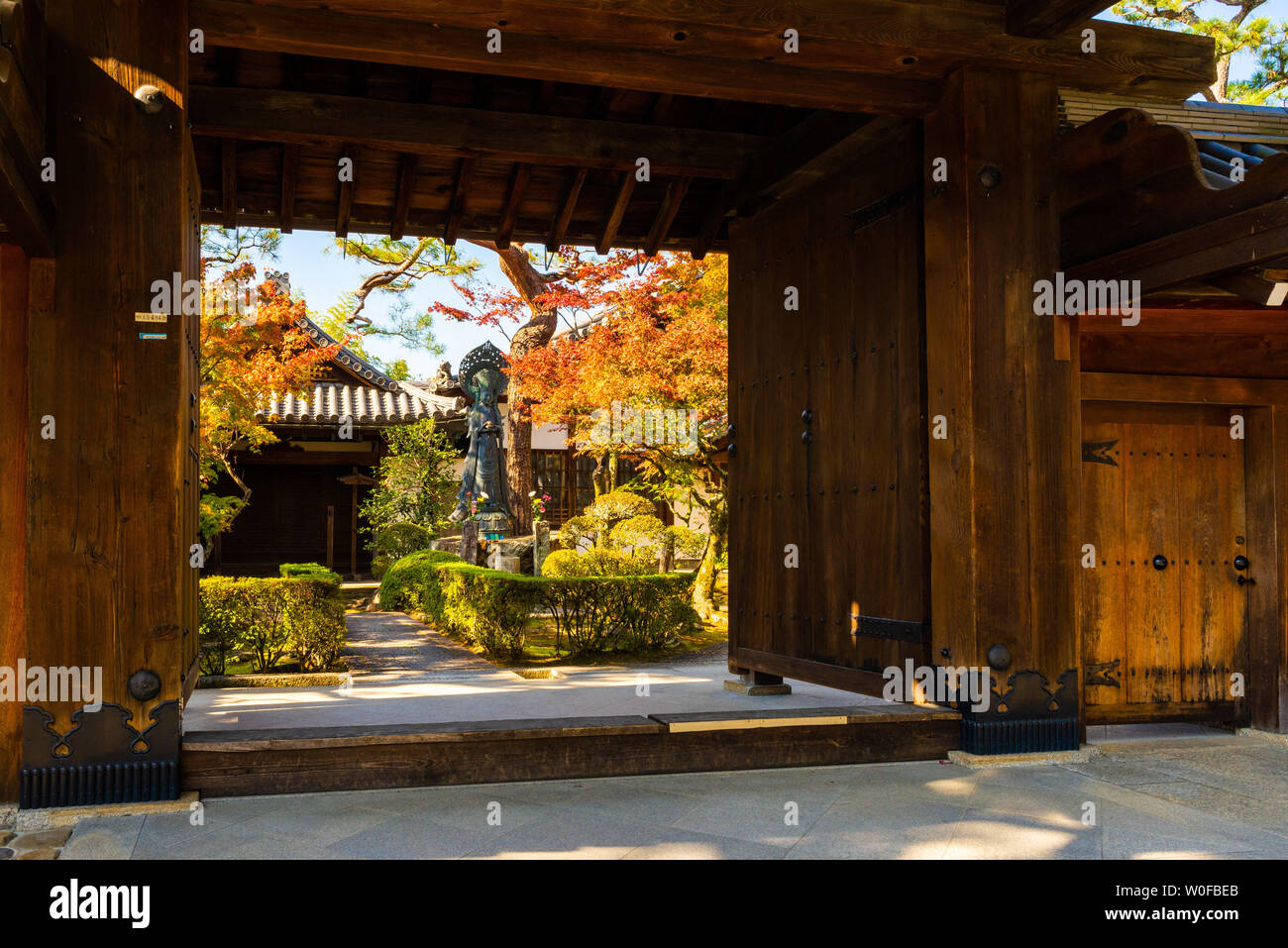 Myoshinji zen buddhist temple, Kyoto, Kansai, Honshu, Japan Stock Photo ...
