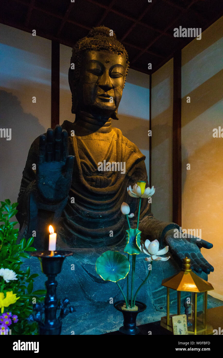 Buddhist temple Asuka-dera, first buddhist temple recorded in Japan ...