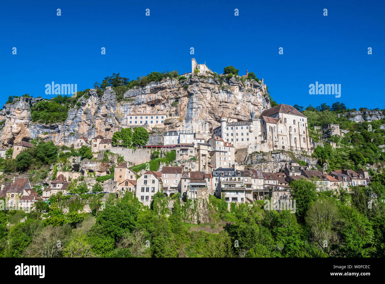 France, Natural regional park Causses du Quercy, Lot, Rocamadour (Most ...