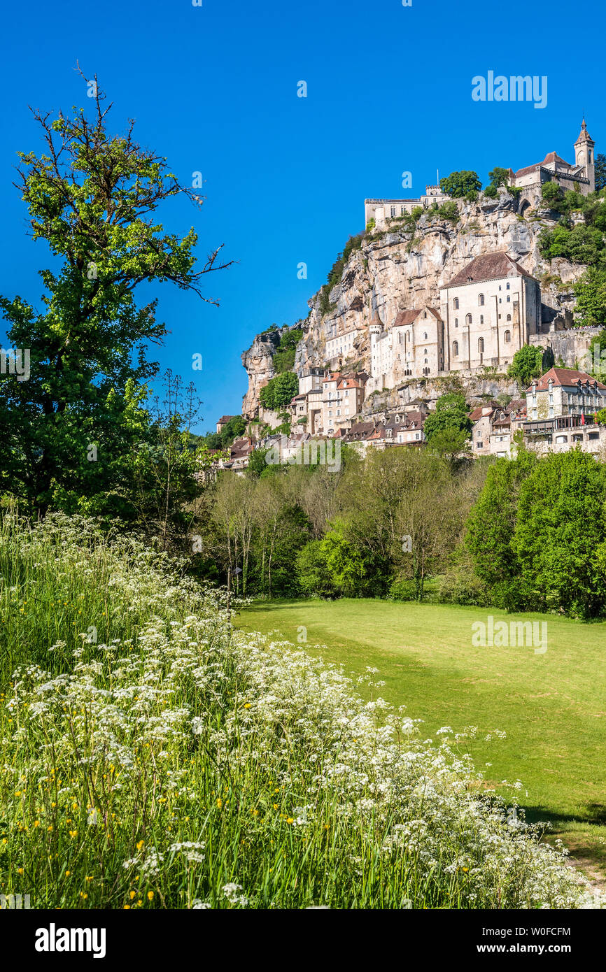 France, Natural regional park Causses du Quercy, Lot, Alzou and ...
