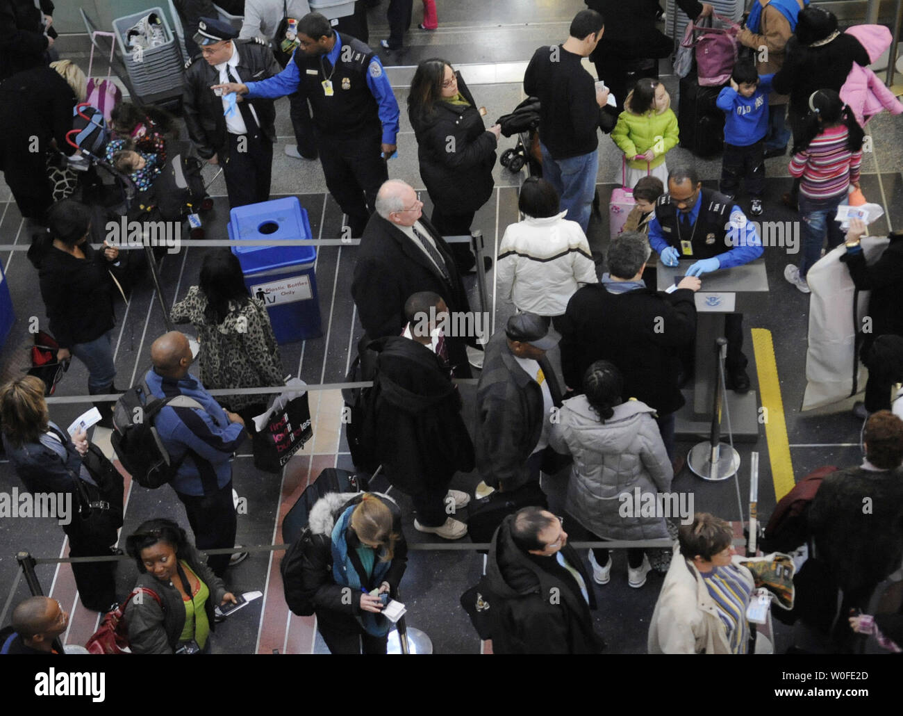 U.S. Transportation Security Administration (TSA) officers check ...