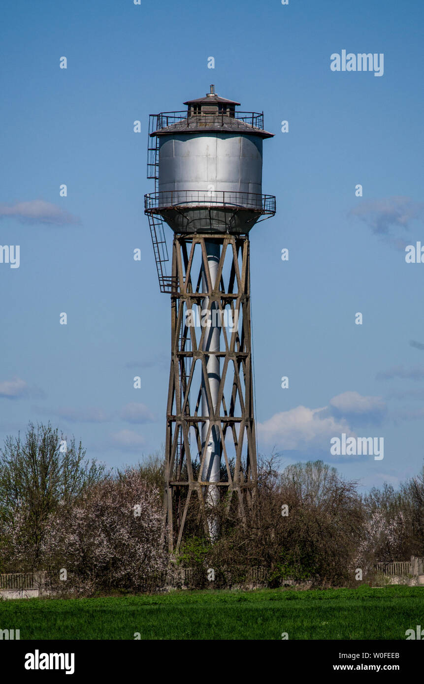 Old water supply tower hi-res stock photography and images - Alamy
