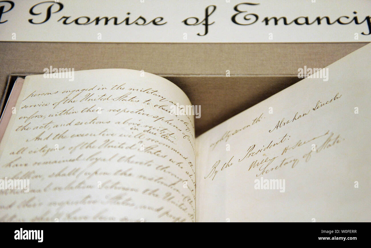 The National Archives displays the Preliminary Emancipation ...