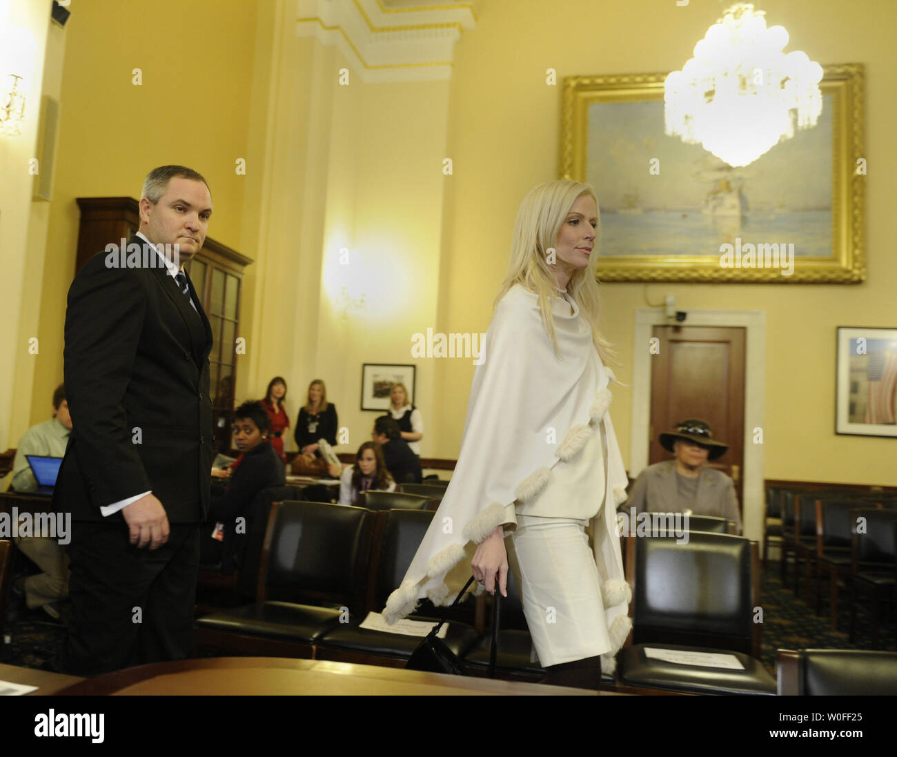 Tareq (L) and Michaele Salahi arrive at the House Homeland Security ...