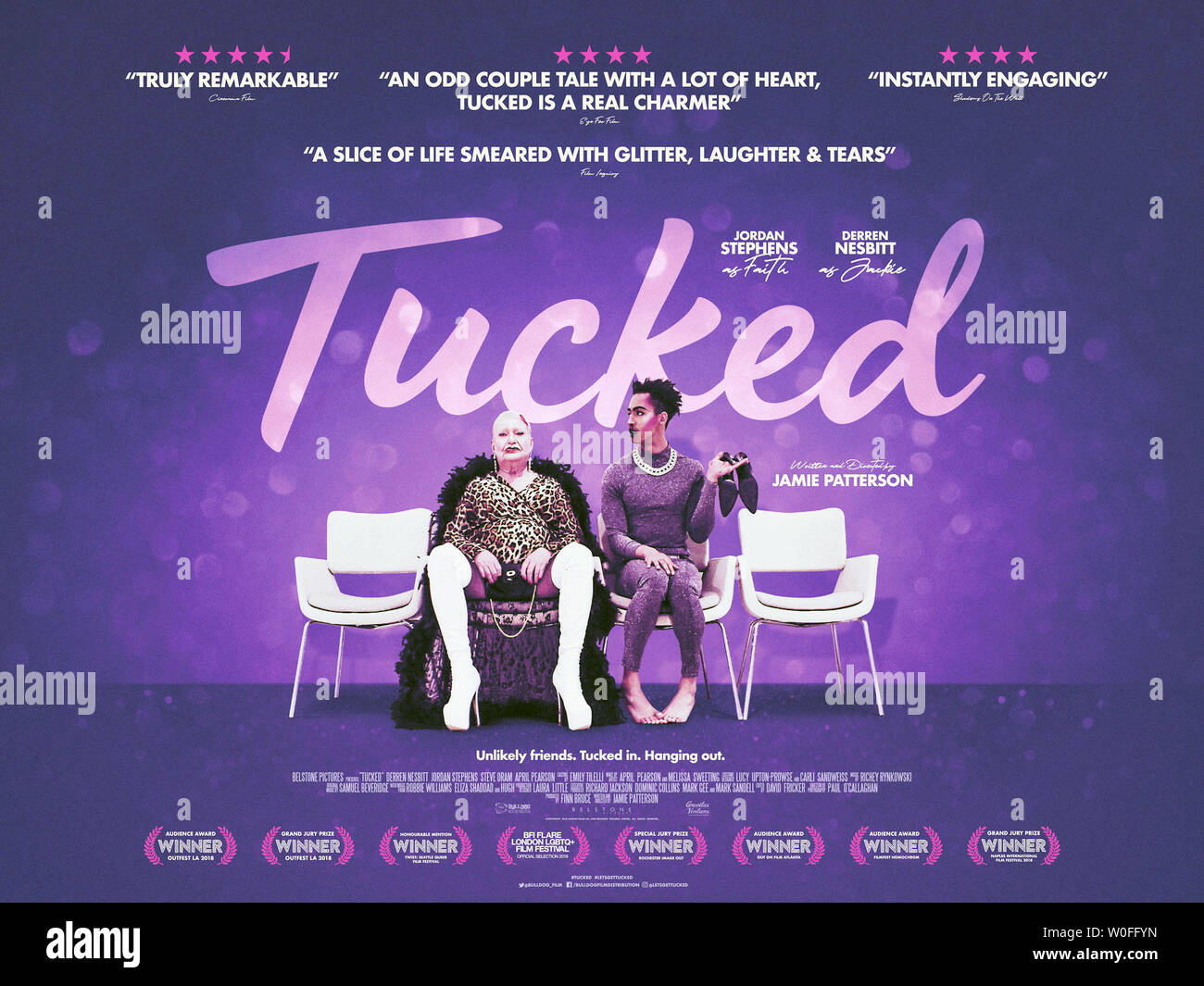 TUCKED, British poster, from left: Derren Nesbitt, Jordan Stephens ...