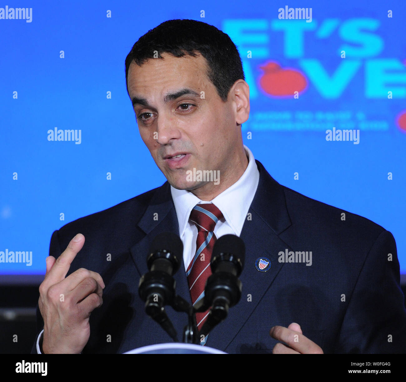 Mayor Joseph Curtatone, of Somerville, Massachusetts, speaks at an ...
