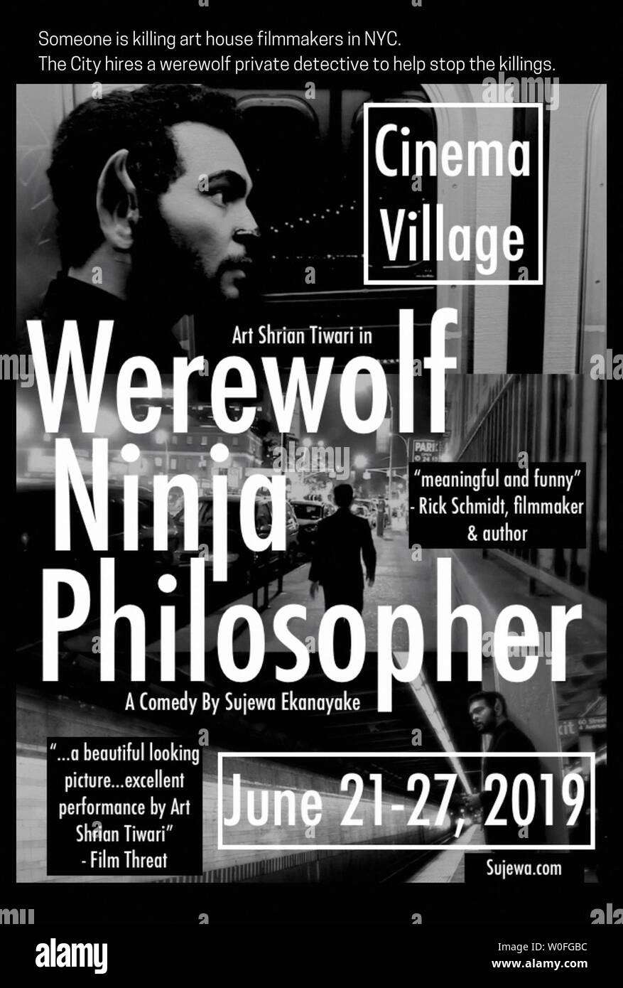 WEREWOLF NINJA PHILOSOPHER, US poster, Art Shrian Tiwari, 2018 ...