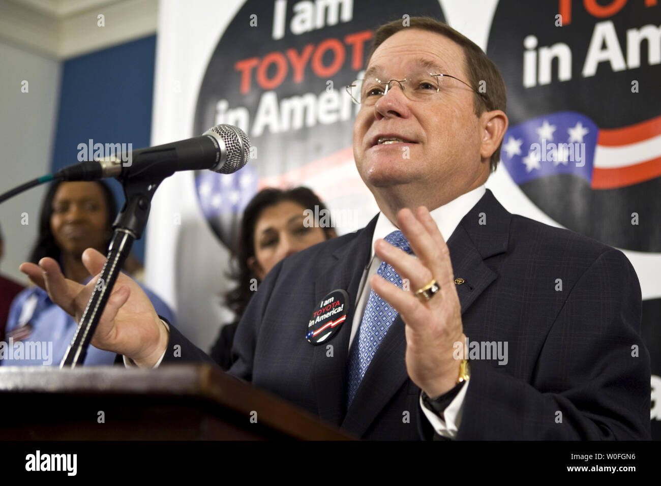 Houston area Toyota dealer Paul Atkinson shows his support for Toyota ...