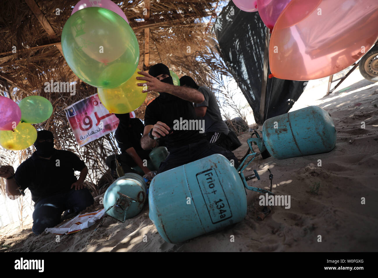 Fire balloon israel hi-res stock photography and images - Alamy