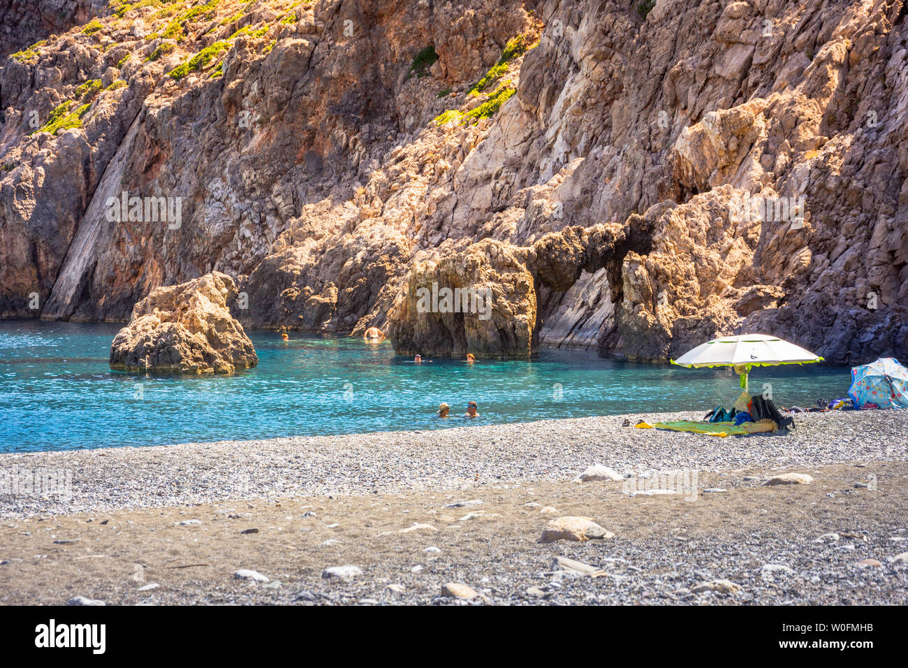 Pebble beach crete hi-res stock photography and images - Alamy