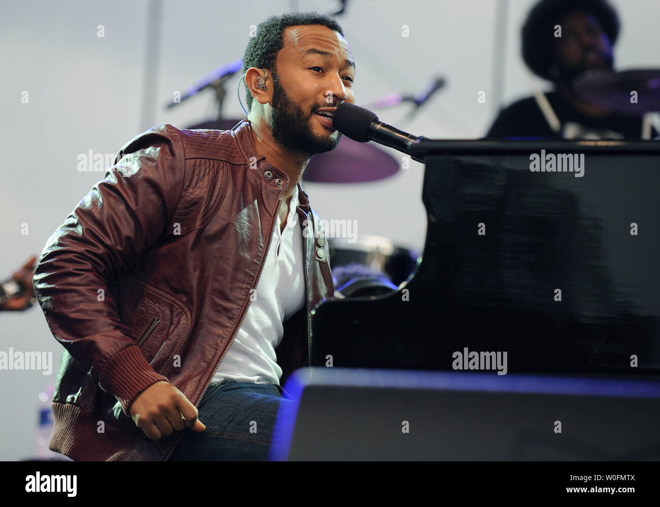 Singer/Songwriter John Legend performs during The Climate Rally concert ...