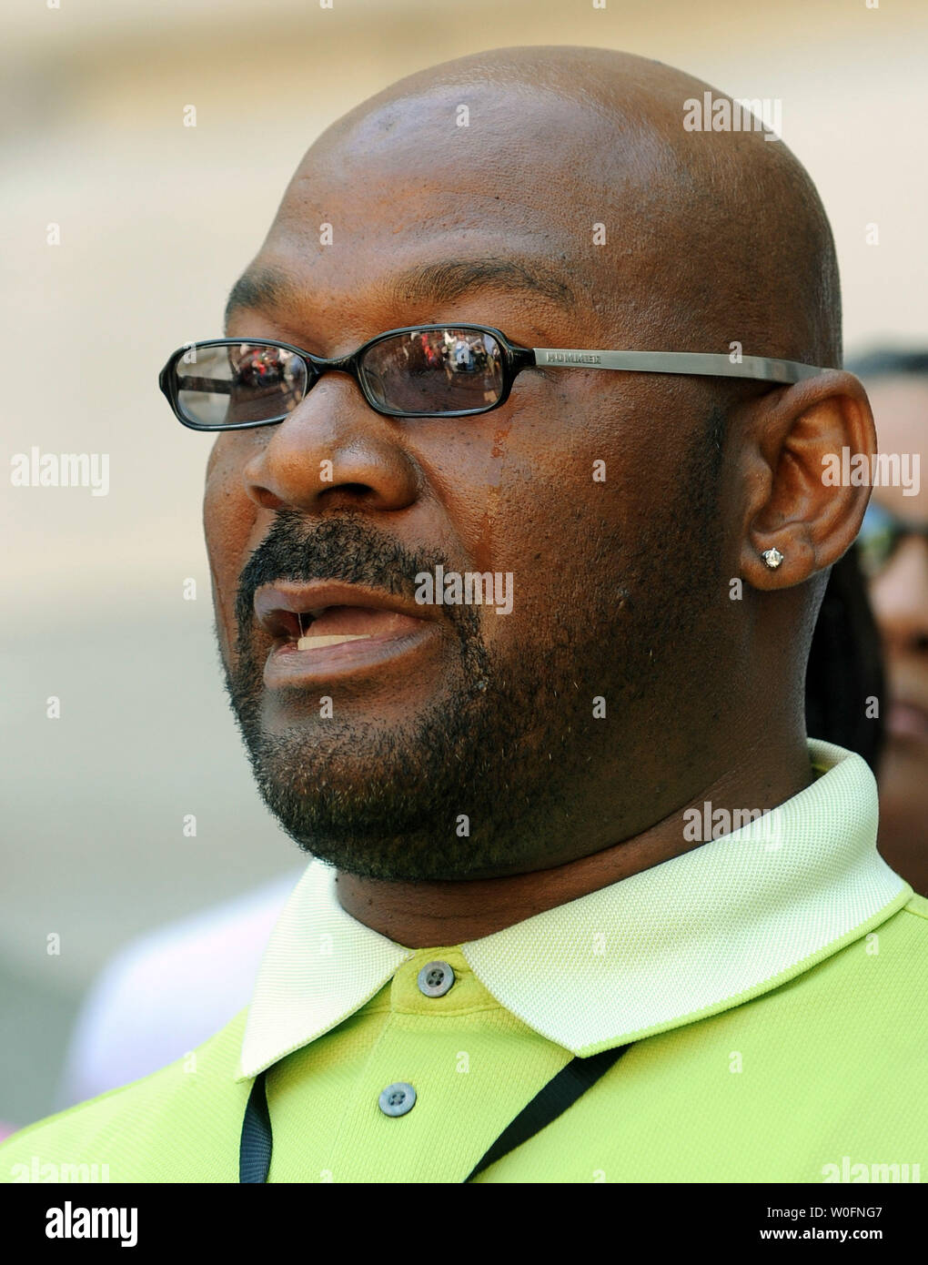 Norman Williams, father of slain teen-ager Jordan Howe, speaks during a ...