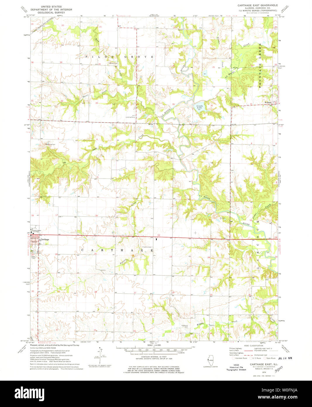 Carthage map Cut Out Stock Images & Pictures - Alamy