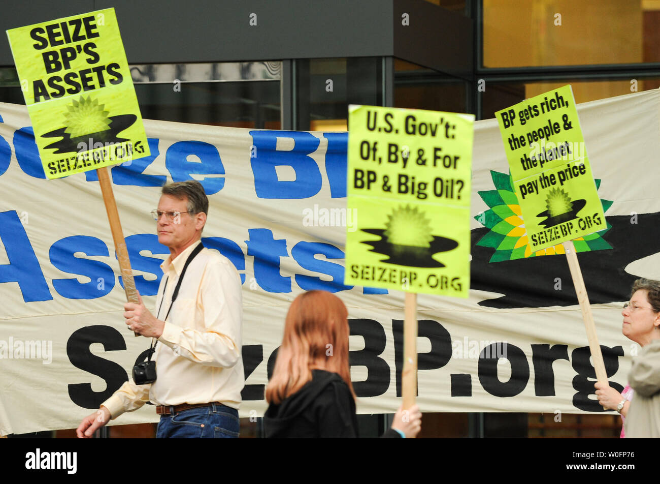 Bp Deepwater Horizon Oil Spill Protest High Resolution Stock ...