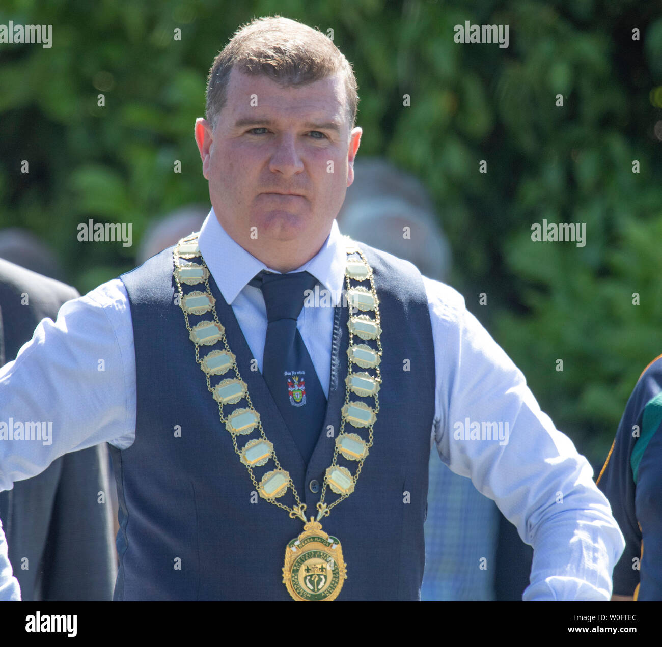 For the funeral of rally driver manus kelly hi-res stock photography ...