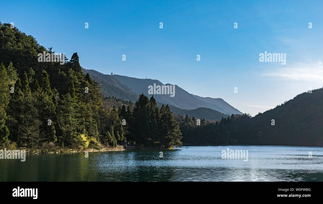 Lushan Falls and Ruqin Lake Stock Photo - Alamy