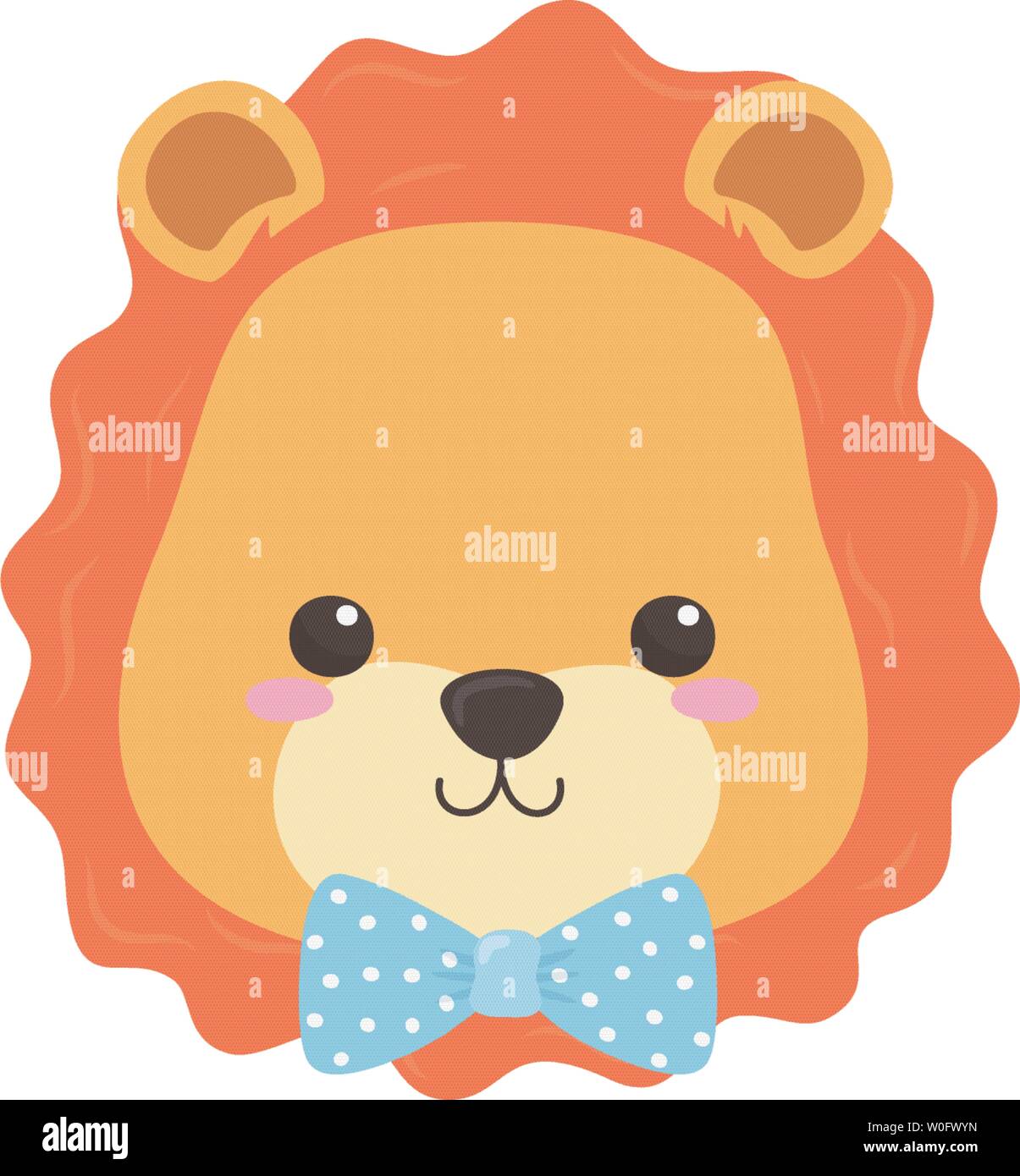 Lion cartoon design, Animal cute zoo life nature and fauna theme Vector ...