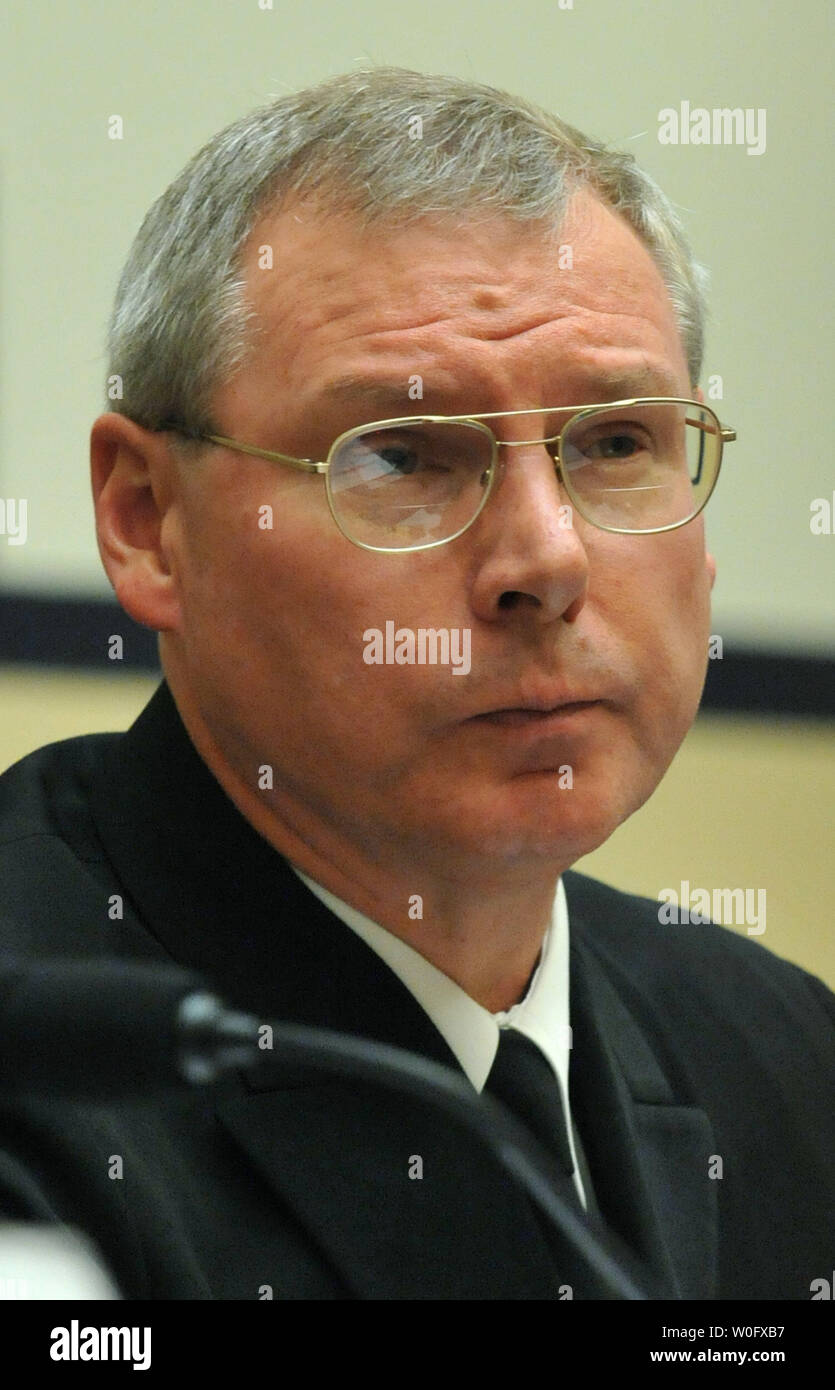 Naval sea system command commander vice adm kevin mccoy hi-res stock ...