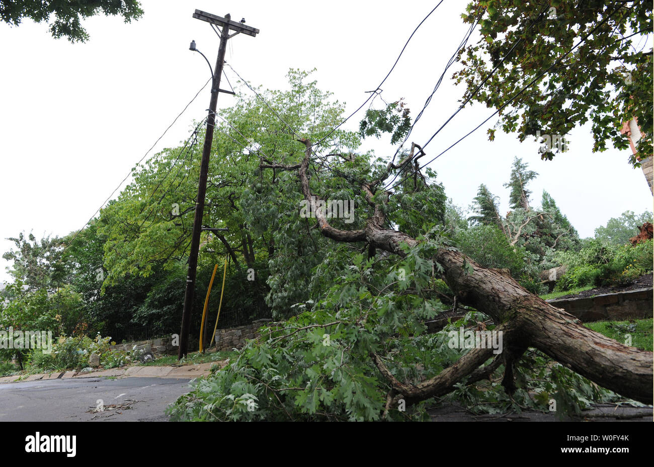 Downed power lines hi-res stock photography and images - Alamy