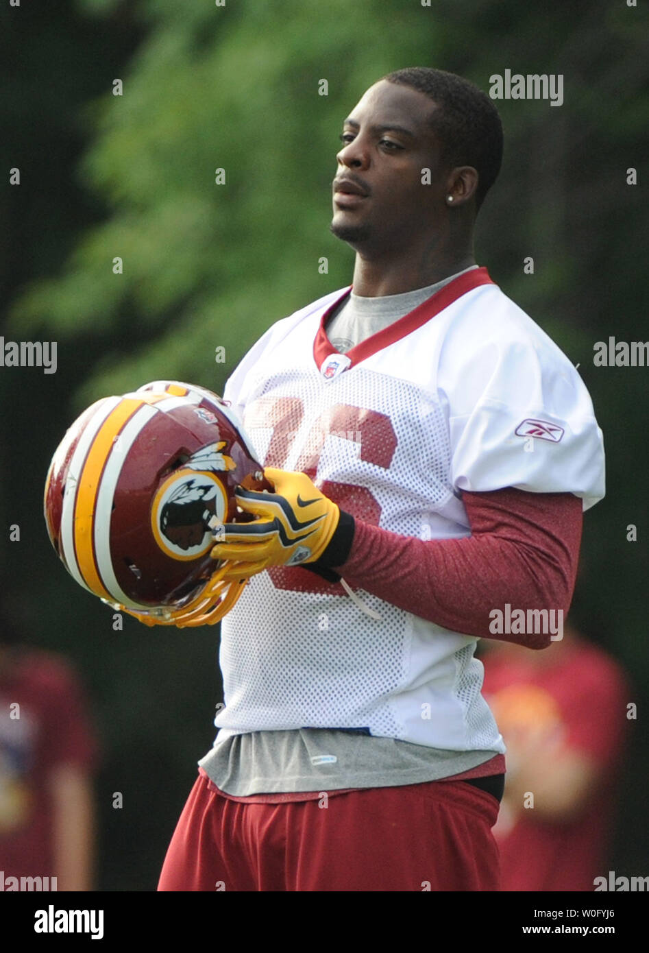 Washington Redskins running back Clinton Portis during the last day of ...