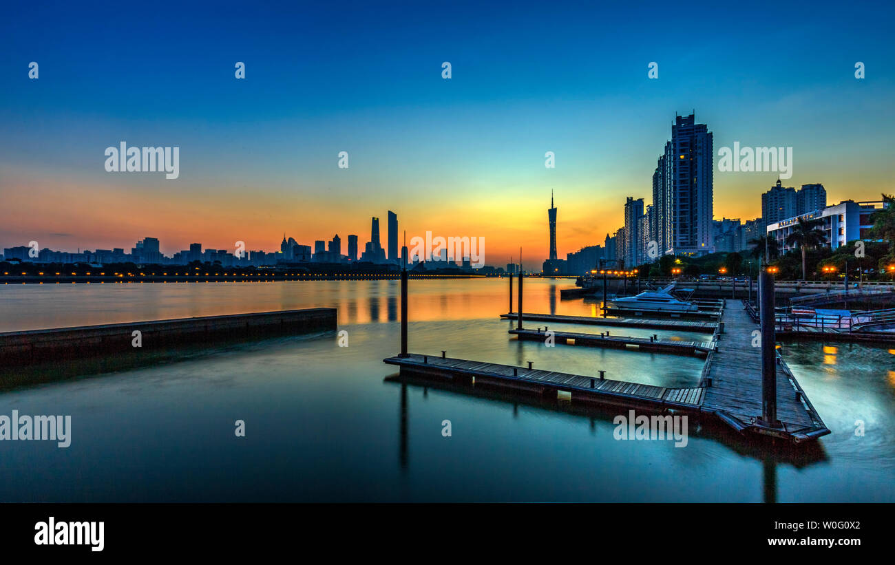 Pearl Water Stream (both sides of the Pearl River Stock Photo - Alamy