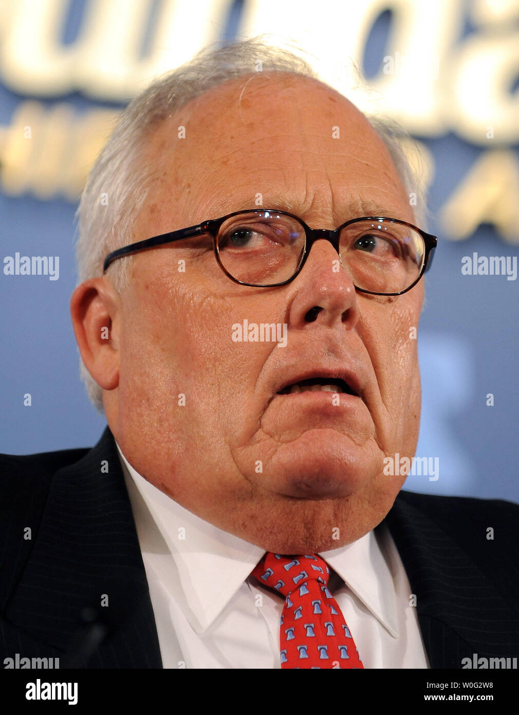 Edwin Feulner, president of the Heritage Foundation, introduces Senate ...