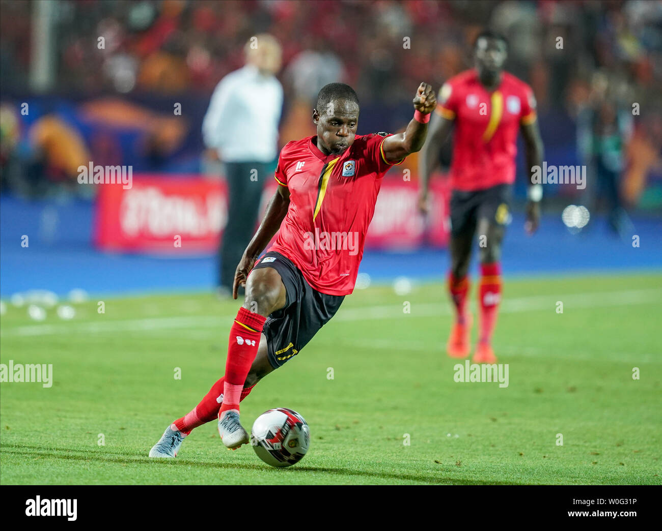 June 26, 2019: Faruku Miya of Uganda during the 2019 African Cup of ...
